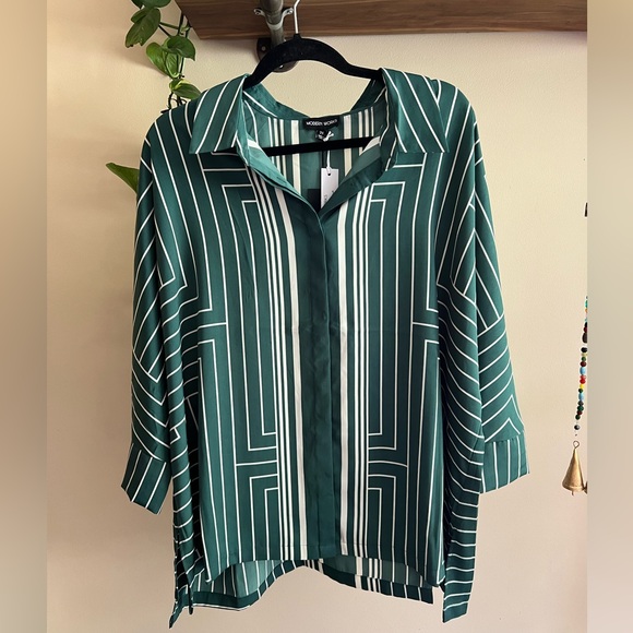 modern works | Tops | Nwt Modern Works Plus Size Blouse | Poshmark
